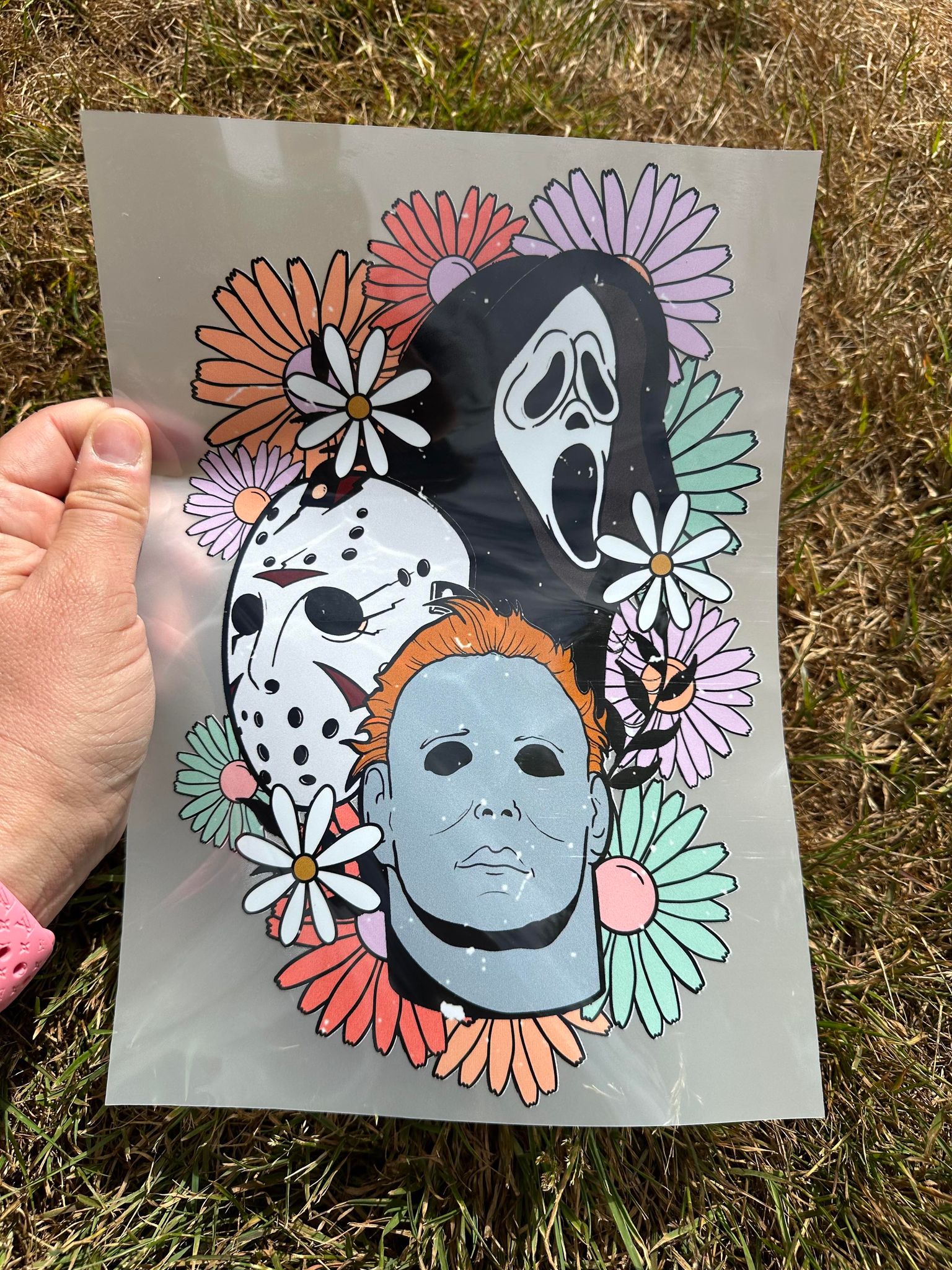 Floral 3 Horror DTF – HelloStellardesigns